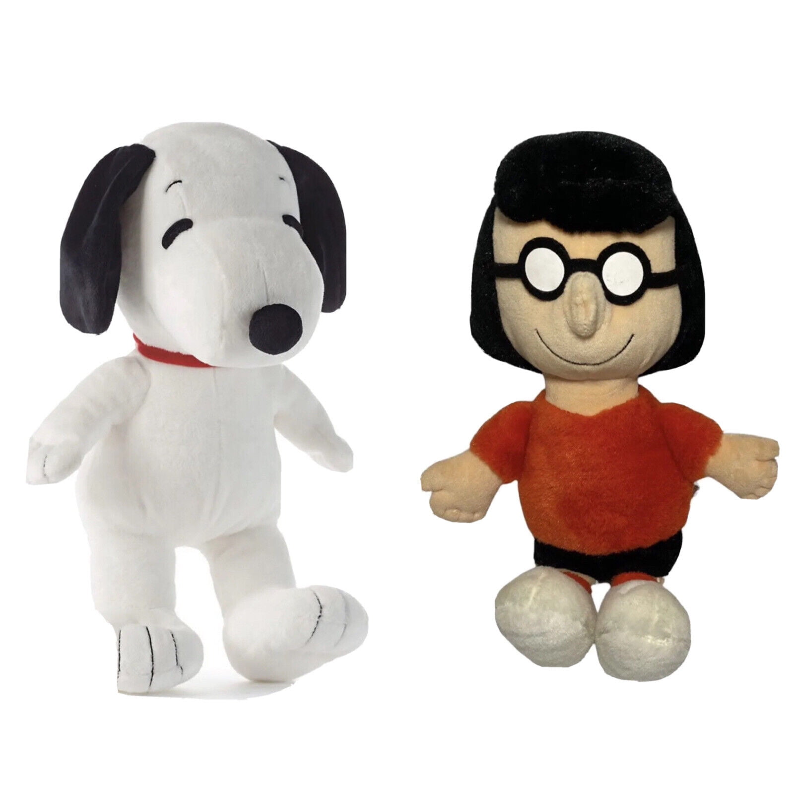 Plush 12" Marcie Marcy Red & Snoopy Set Peanuts HOLIDAY Rare Christmas ...