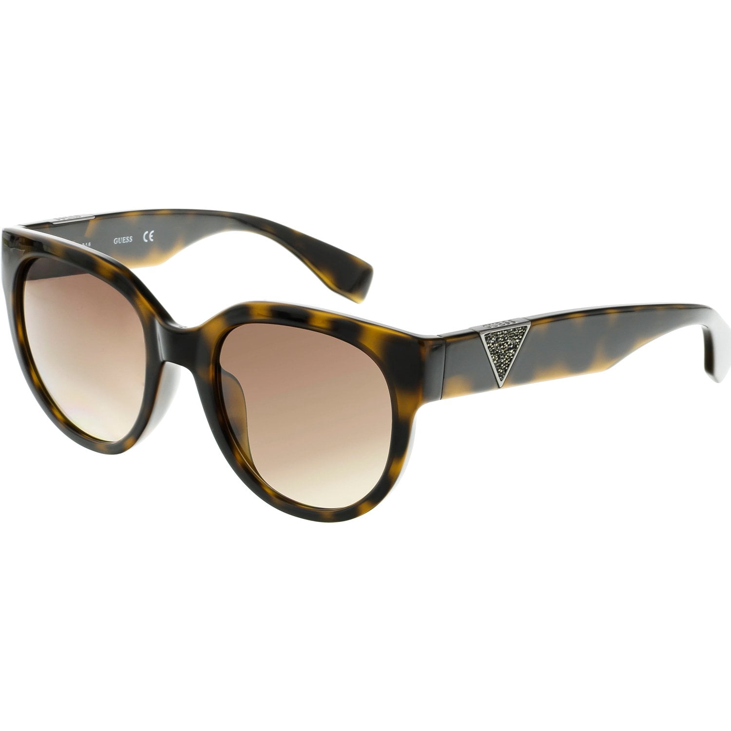 Guess Women's Gradient GU7439-52F-54 Brown Cat Eye Sunglasses | Walmart ...