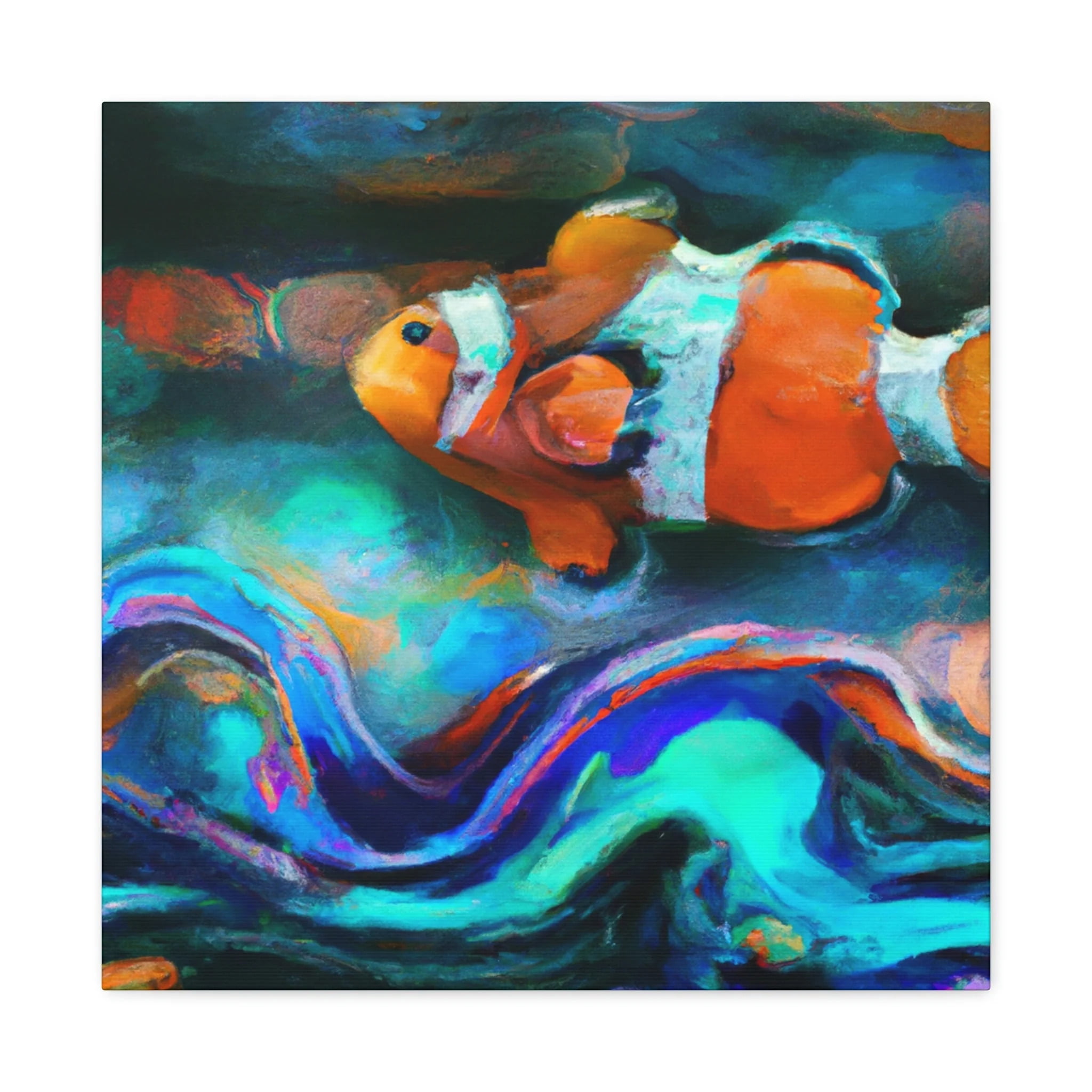Clownfish of Impressionism - Canvas - Walmart.com
