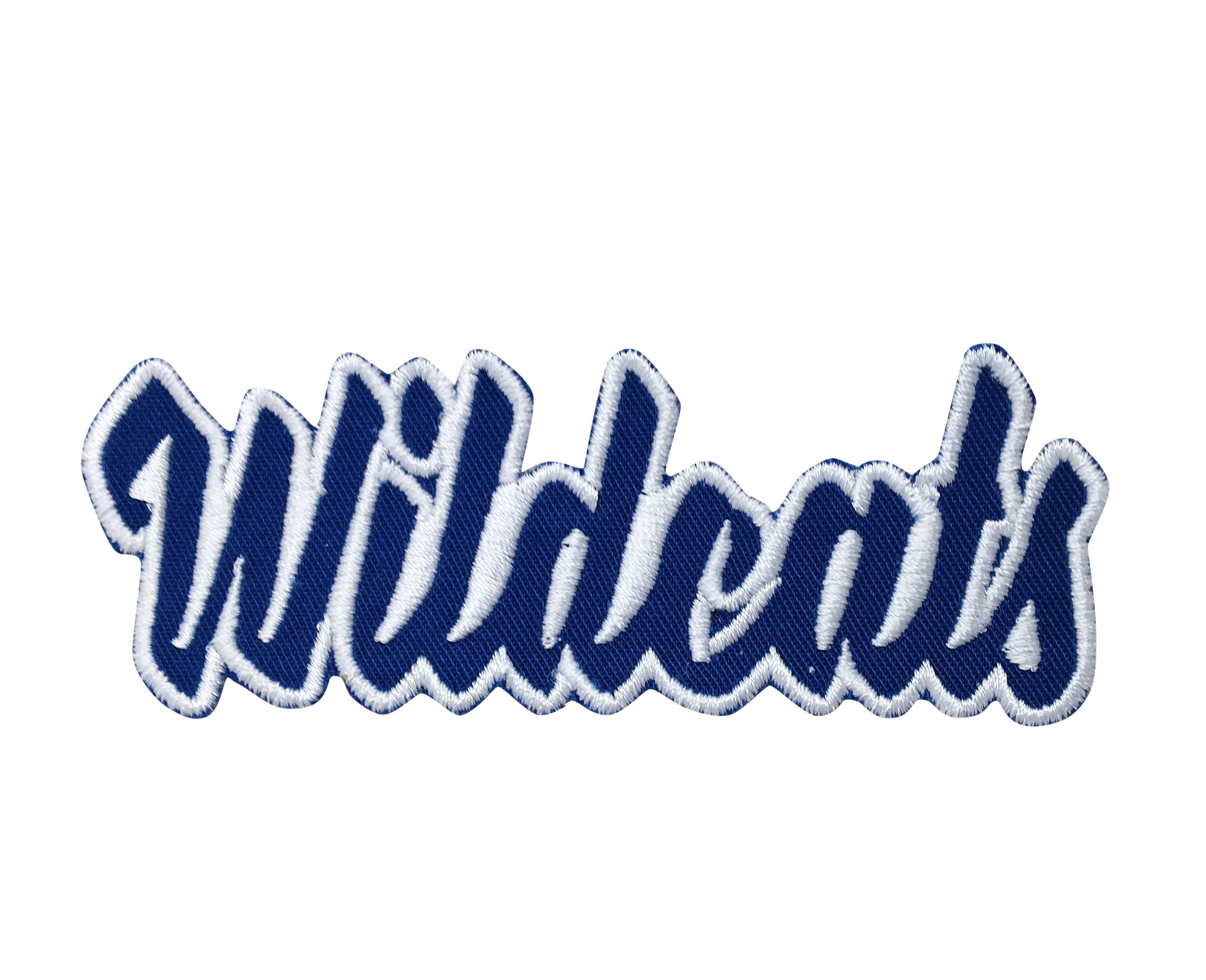 Wildcats - Royal Blue/White - Team Mascot - Words/Names - Iron on ...