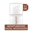 Native Coconut Facial Cleanser and Moisturizer Bundle, Normal to Dry ...