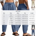 Blmnix Lightweight Pants Trousers for Men Low Waisted Palazzo Baggy ...
