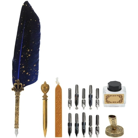 Quill Pen, Classical Vintage Feather Fountain Pen Antique Calligraphy ...