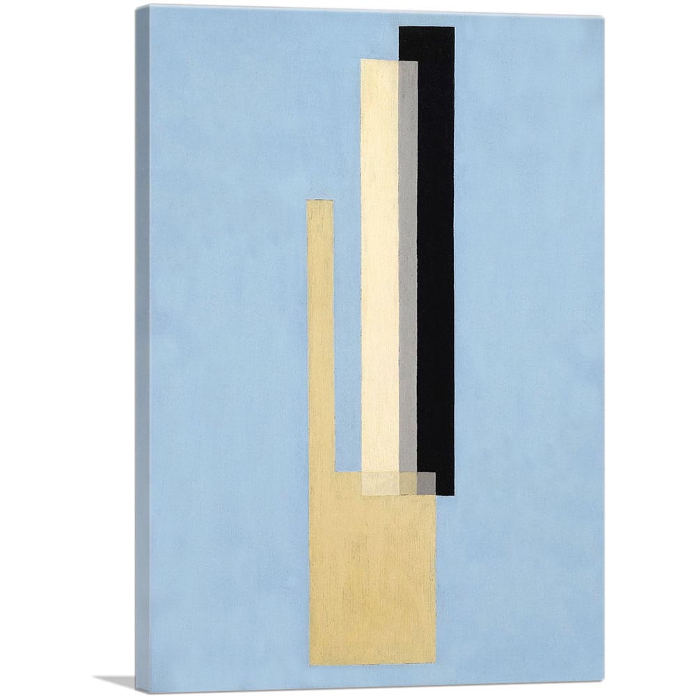 ARTCANVAS Konstruktion Canvas Art Print by Laszlo Moholy-Nagy - Size: 60" x 40" (0.75" Deep) (3 ...