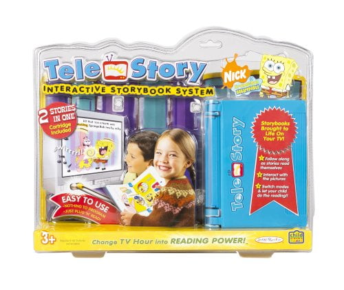 Jakks Pacific Toymax Telestory console W/ Spongebob cartridge | Walmart ...