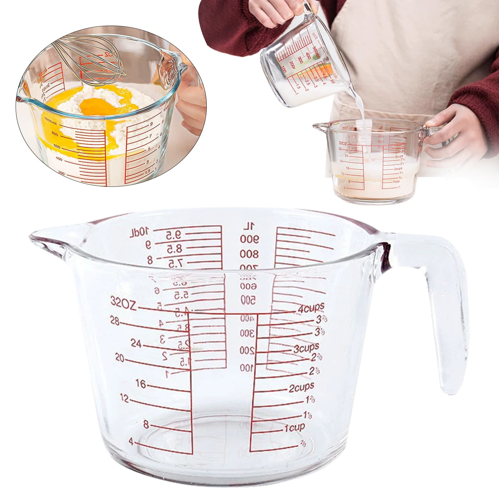 Click here for Xixi A Glass Measuring Cup Kitchen Mixing Bowl Wit... prices