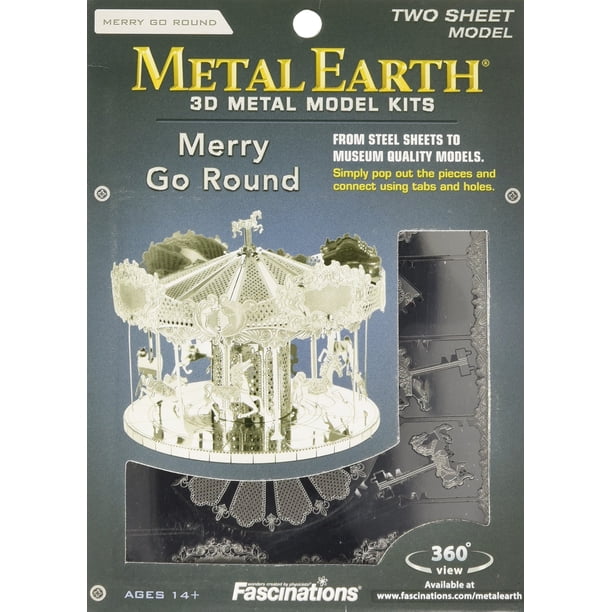 Merry Go Round, Metal Earth Model Kit - Walmart.com