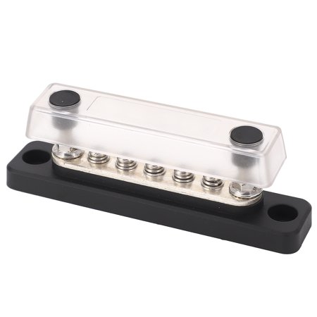 Power Distribution Block Bus Bar, M5 Terminal Stud 5 Post Flame ...
