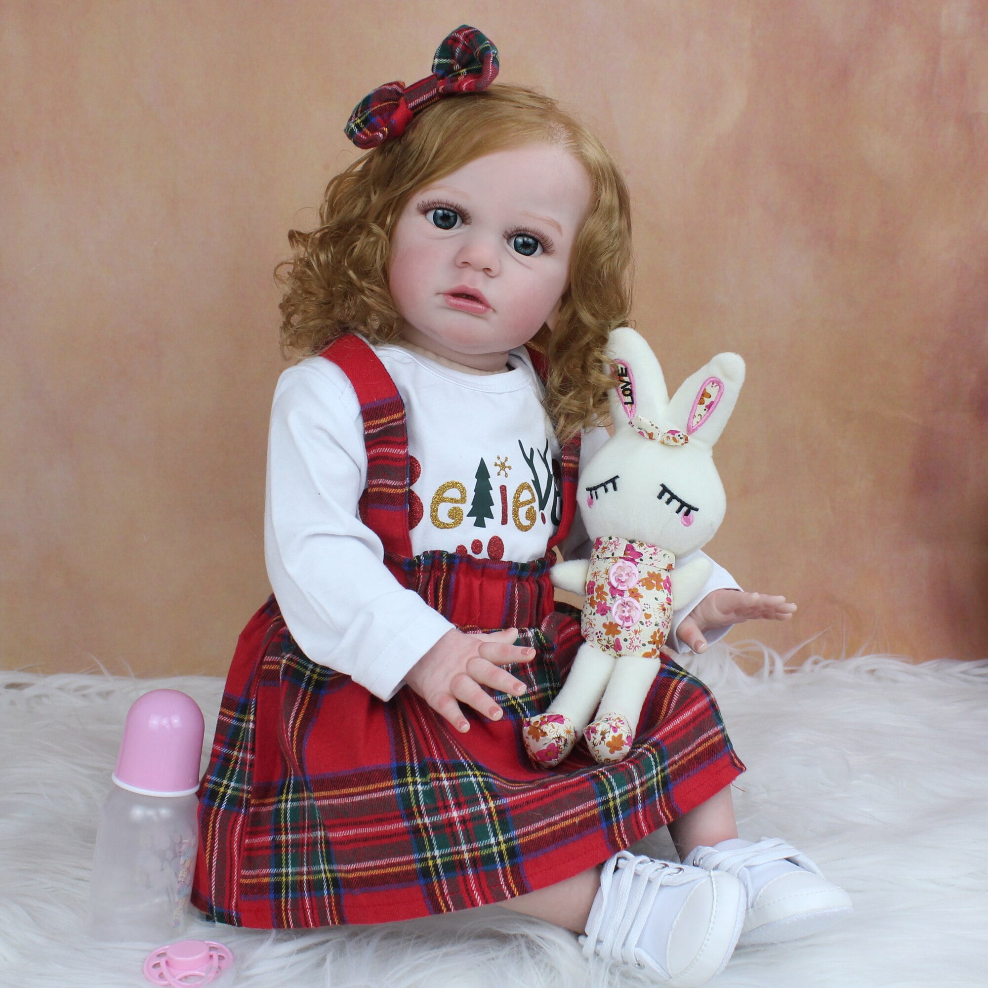 BZDOLL 60cm 24inch Reborn Baby Doll With 3D-painting Skin And Vascular ...