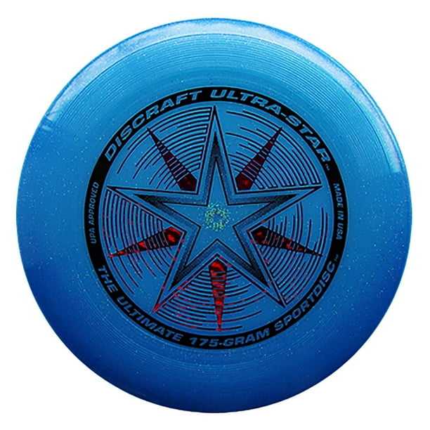 Discraft ULTRA-STAR 175g Ultimate Frisbee Disc - SPARKLE BLUE - Walmart ...
