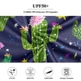 Cute Cactus Stars Pattern Women's Rash Guard Shirts UPF 50+ Sun ...