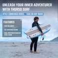 HURSO SURF Lancer 5'10'' Soft Top Foam Fish Surfboard | Durable Surf ...
