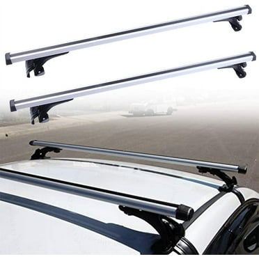Aluminum Car Roof Rack Cross Bars w/ 176lbs Max Load Cargo Carrier ...