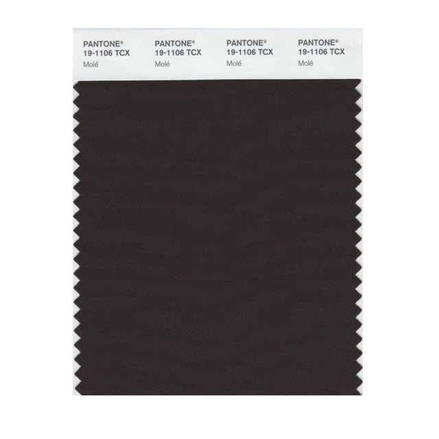 Pantone Cotton Swatch 19-1106 Mole - Walmart.com