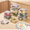 Transparent Storage Container with Timer of Microwave & Fridge Safe ...