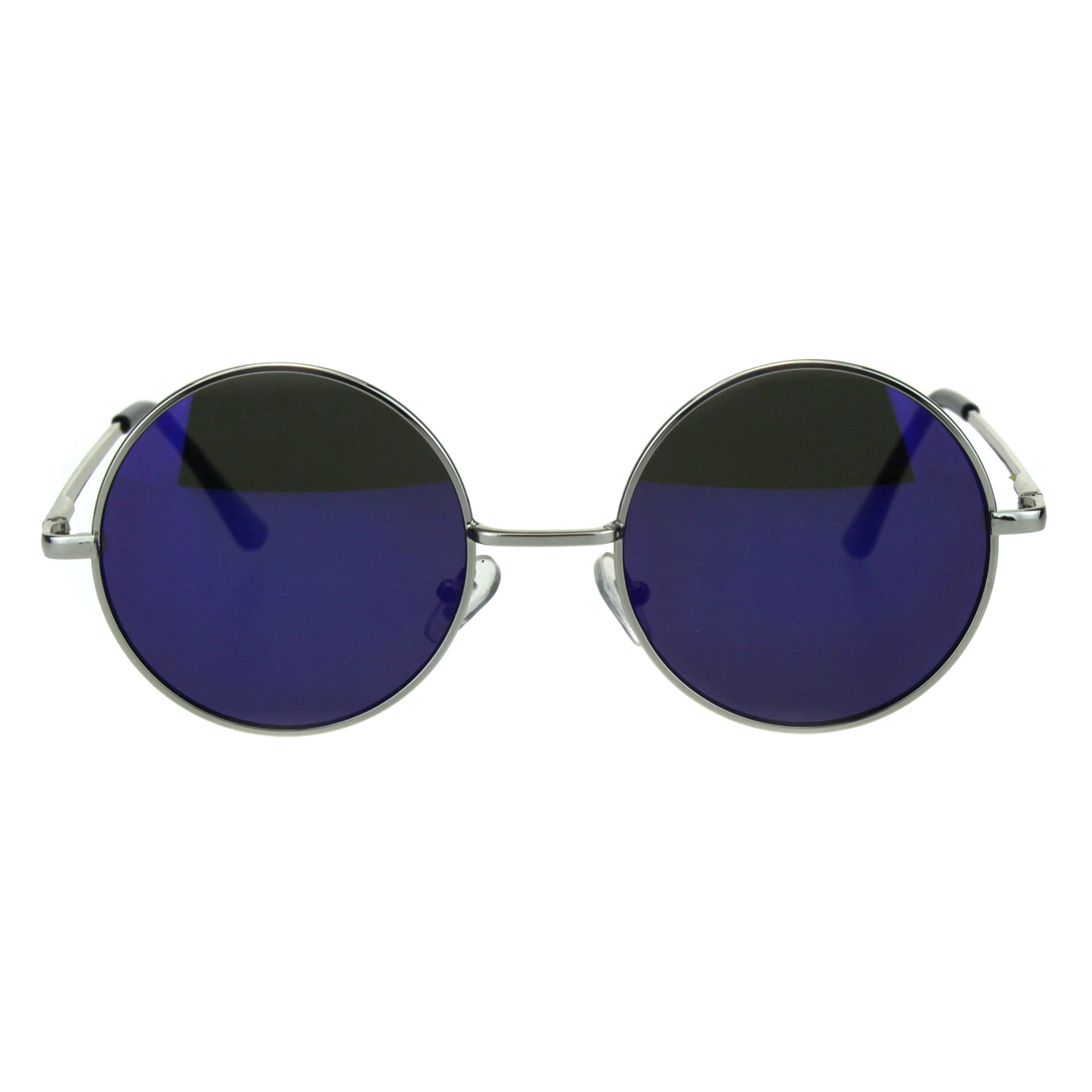 Sa106 Color Mirror Reflective Lens Round Circle Lens Hippie Sunglasses