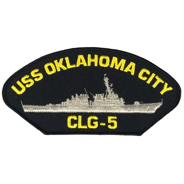 USS OKLAHOMA CITY CLG-5 SHIP PATCH - GREAT COLOR - Veteran Owned ...