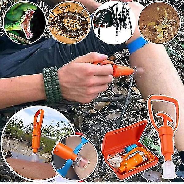 Emergency Outdoor Venom Extractor,Snake Bite First Aid Kit,Bee,Spider ...