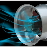 INTBUYING 24" Axial Fan Cylinder Pipe Fan for Dusting Ventilating 220V ...