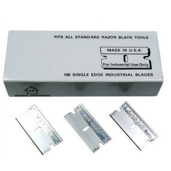 Fit All, Single Edge Razor Blades, 10 Pack Made in USA, Sharp High ...