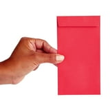 Walmart 100 Pack Small Red Money Envelopes (3.5x6.5in) for Cash, Coins ...
