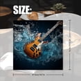 Bahomeck Cloth Napkins Set Of 4 Guitar Made Of Wate Floating In The Air ...
