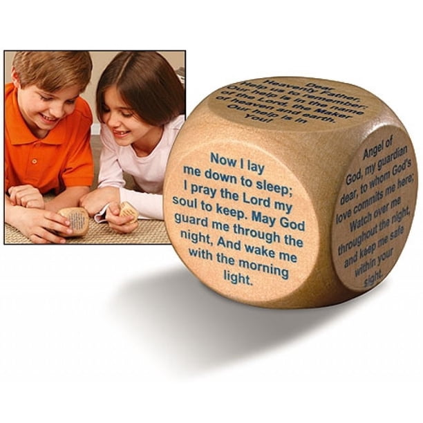 Children's Prayer Cube - Bedtime Prayers - 1 5/8 inch - Walmart.com ...
