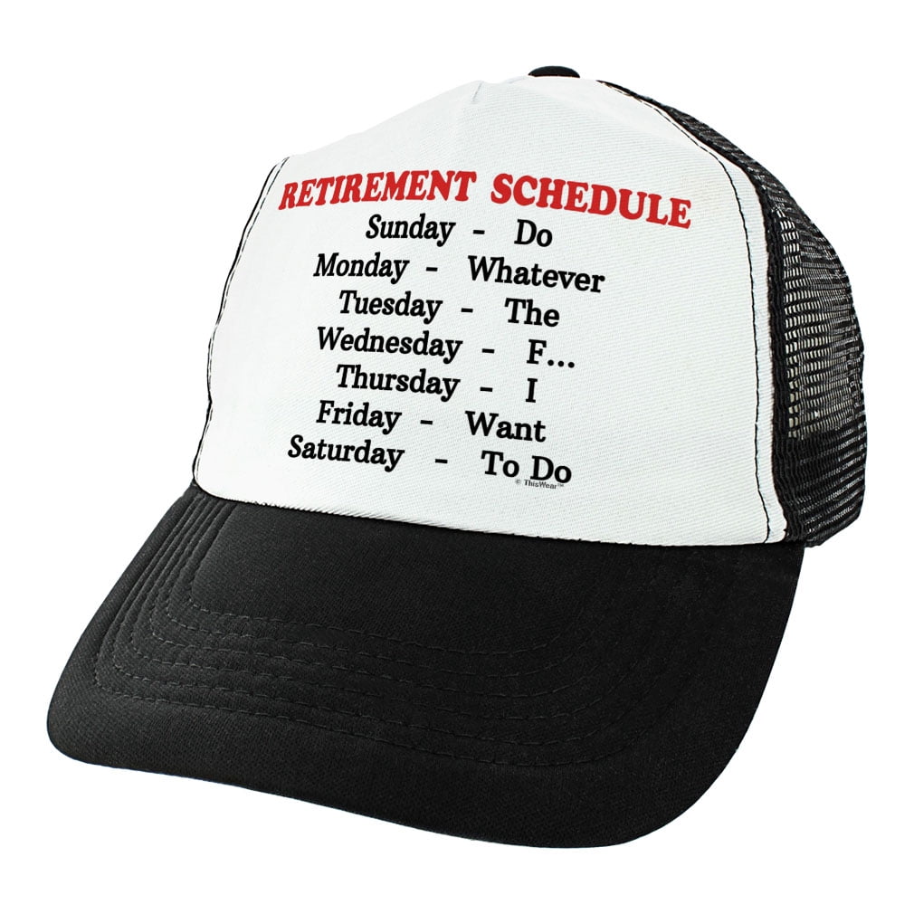 ThisWear Retirement Gifts for Coworkers Retirement Schedule Do Whatever ...