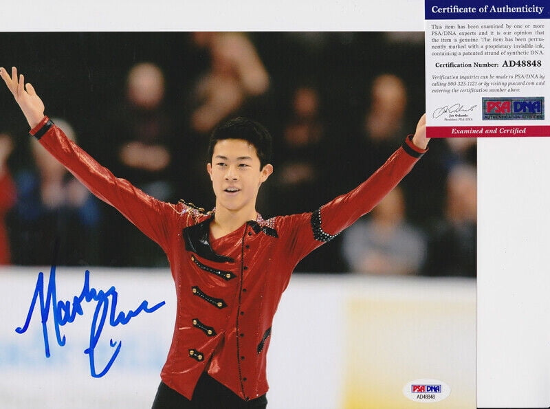 Nathan Chen USA 2022 Olympics Skating Signed Autograph 8x10 Photo PSA ...