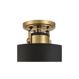 Possini Euro Design 10" Wide Semi Flush Mount Ceiling Light, Soft Gold ...