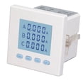 Digital 3 Phase Energy Meter Tester Electricity Power Usage Monitor ...