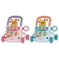 Baby Walker Sit and Stand Push Learning Toys, Speed Adjustable Musical ...