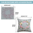 Handmade Embroidery Pillow Covers Sewing Craft DIY Fabric Floral ...