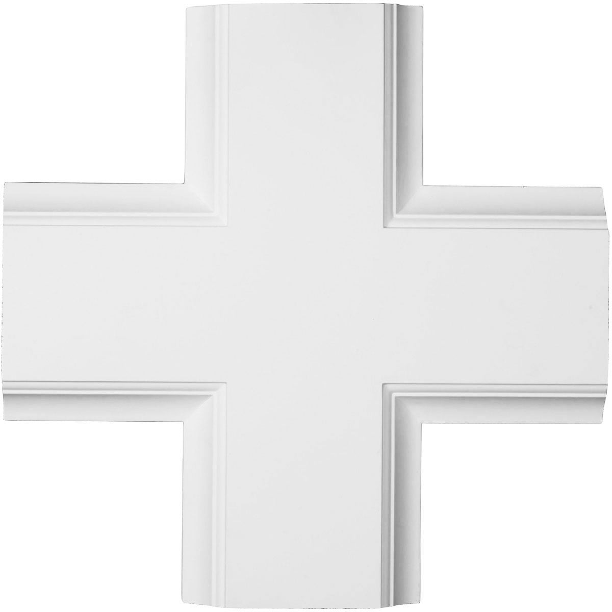 20"W x 2"P x 20"L Inner Cross Intersection for 8" Traditional Coffered ...