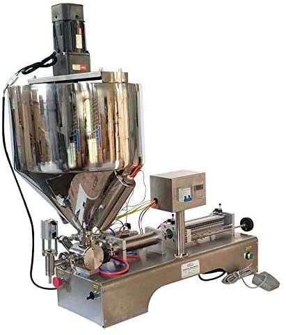Buy INTBUYING 5-50ml Paste Liquid Heating Mixing Filling Machine with ...