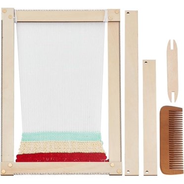 Mini Weaving Loom,Mini Weaving Loom for Beginner Wooden Loom, Set DIY ...