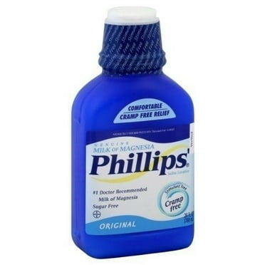 Phillips' Milk Of Magnesia Liquid Laxative, Original, 4 Fl Oz - Walmart.com