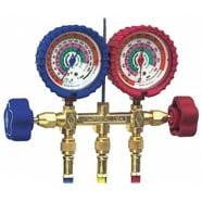 Yellow Jacket 42021 Series 41 Manifold, 3-1/8' Gauges, 1% Accuracy, R32 ...