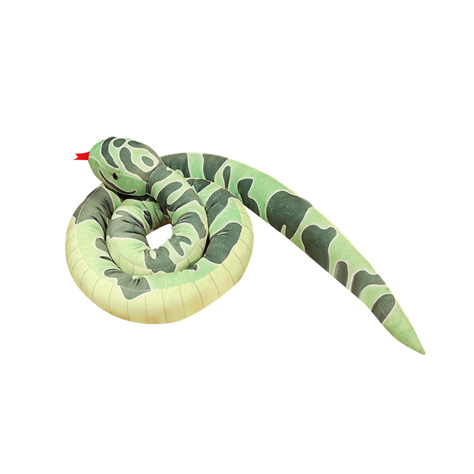 Giant Snake Plush Realistic Toy Large Stuffed Animal Huggable Kids ...