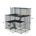 Dextrus Spacious Large Cat Cage,Cat Enclosure with Outdoor Balcony ...