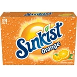 Original Sunkist Orange Soda - Bold Flavor, Caffeinated, 12oz Cans (24 ...