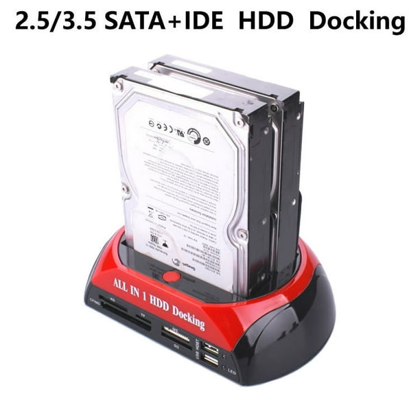 Ide Sata Dual All In 1 Hdd Dock Docking Station Hard Disk Drive Hdd 2.5 ...