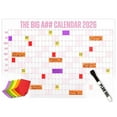 Big A## Calendar, Yearly Large Wall Calendar, 4 x 3 Feet, Pink ...