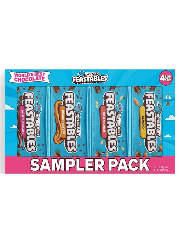 Feastables Chocolate Bars in Chocolate - Walmart.com