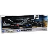 New Ray Die-cast Pickup Truck with Toy Hauler and 2 Polaris Vehicles ...