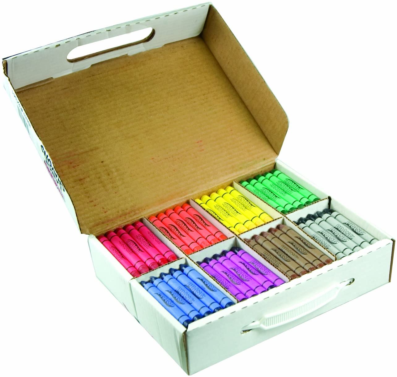 Prang Crayon Master Pack, Large Size, Box of 200 Crayons, 25 of Each ...