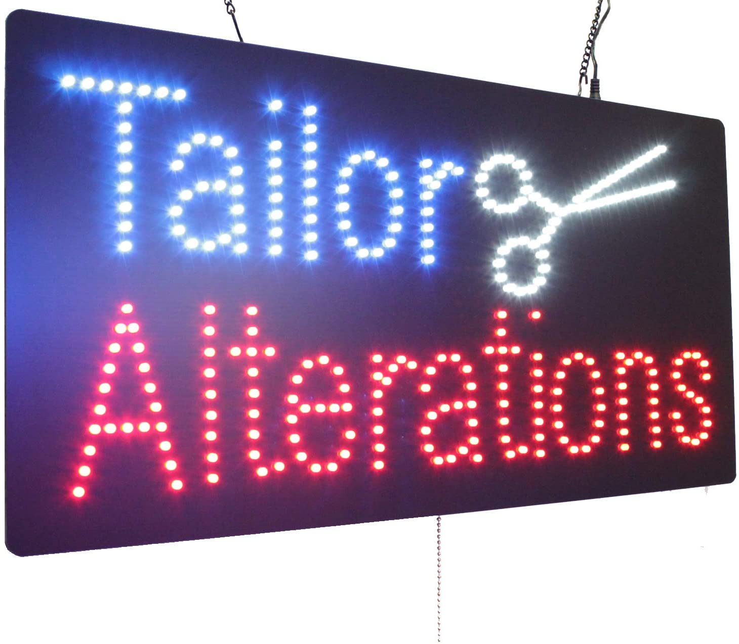 Tailor Alterations Sign, TOPKING Signage, LED Neon Open, Store, Window ...