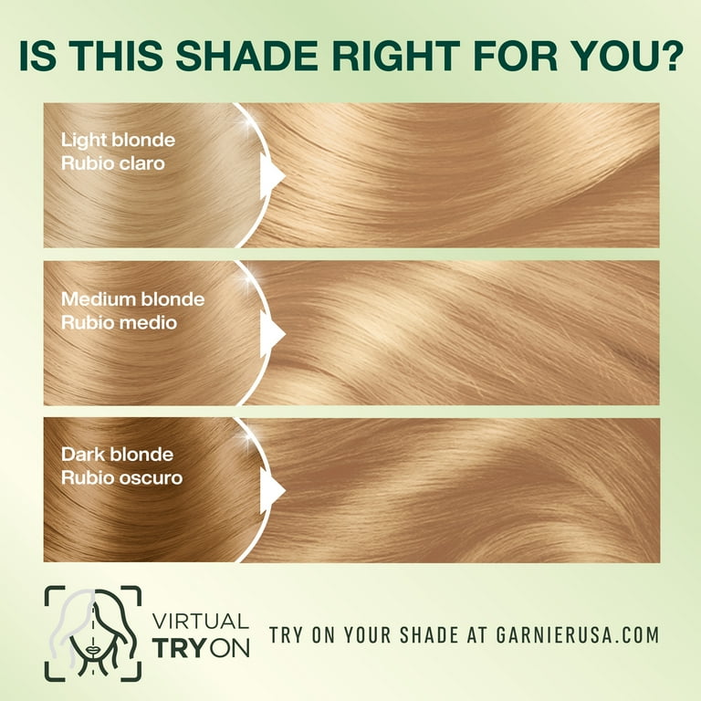 Light Golden Blonde Hair Color Chart