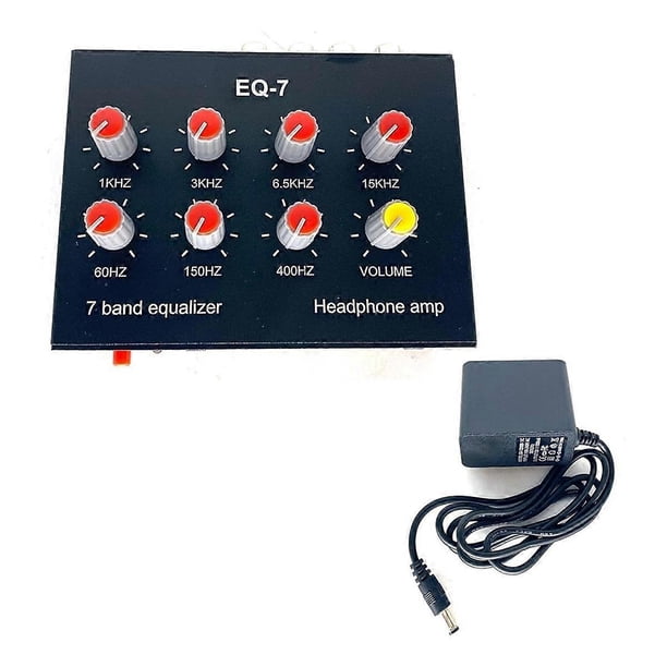 EQ-7 Audio Signal Headset Amplifier 7-Band EQ Equalizer 2 Channel ...