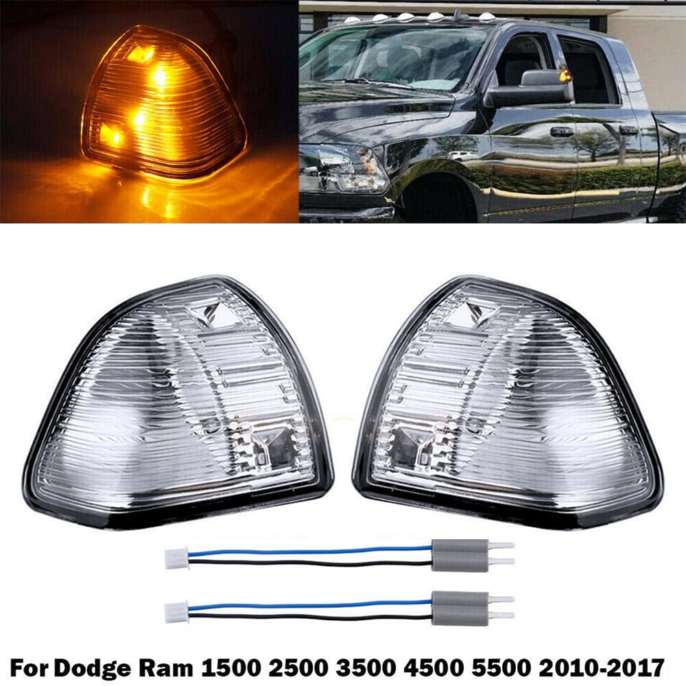 ALLTIMES LED Side Rear View Mirror Turn Signal Lamps, for Dodge for Ram ...